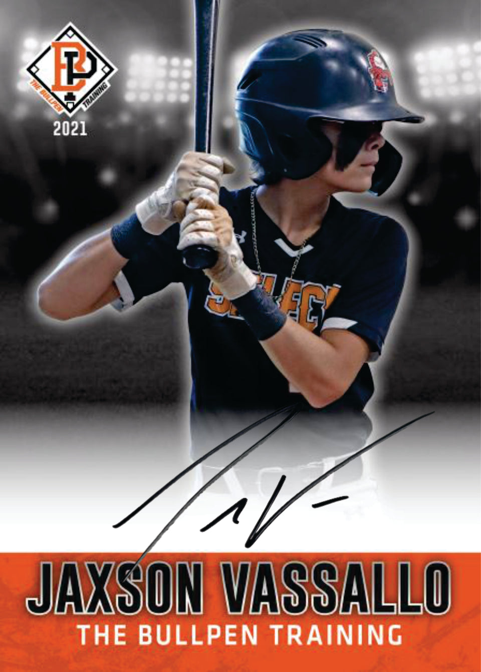 Signed Baseball Card – The Bullpen Training